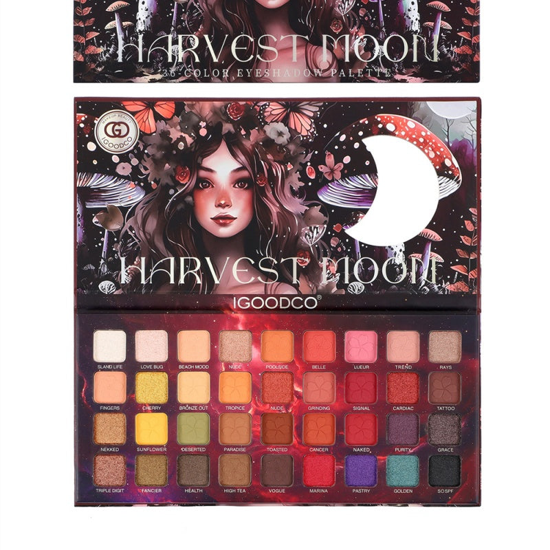 Cute Cartoon Eyeshadow Palette - 36 Vibrant Shades